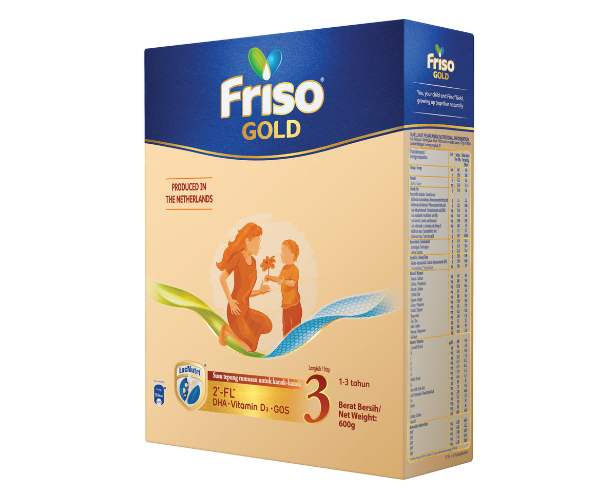 Buy Susu Friso® Gold Step 3 600g – Friso Gold Malaysia Official Store